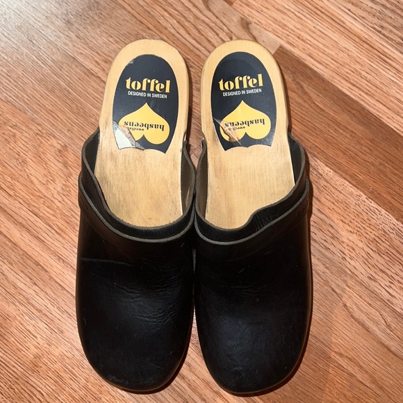 Swedish Hasbeens | Shoes | Toffel Swedish Hasbeens Louise Clogs Black ...